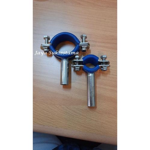 Jual Clamp Pipa Holder 2" inch Stainless Steel SS304 / Clamp Sanitary ...