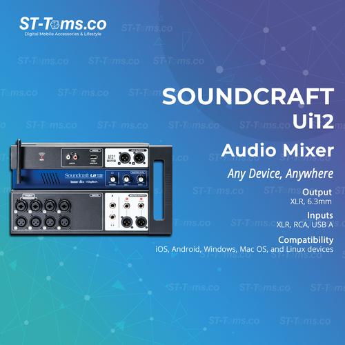 Promo Soundcraft Ui12 U i12 12-channel Digital Mixer With Wireless ...
