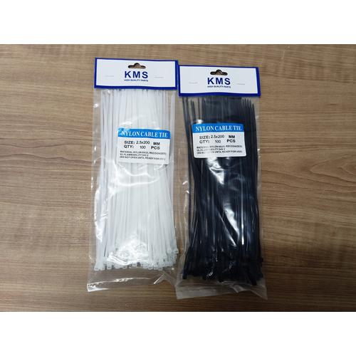 Jual Kabel Ties / Cable Ties/ Kabel Tis 20CM CV200M 2,5 x 200 - Putih ...