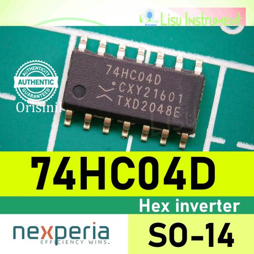 Jual 74HC04D Hex Inverter SO-14 Nexperia Original - Kota Depok - Lisu Instruments | Tokopedia
