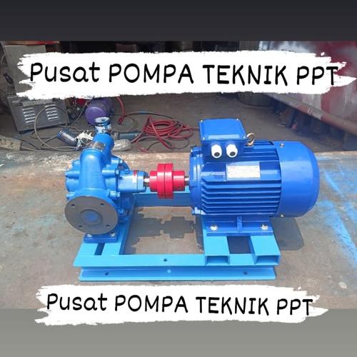 Jual GEAR PUMPROTOR RK-300 MOTOR 7,5KW 10HP 3PHASE 380v POMPA OLI SOLAR ...