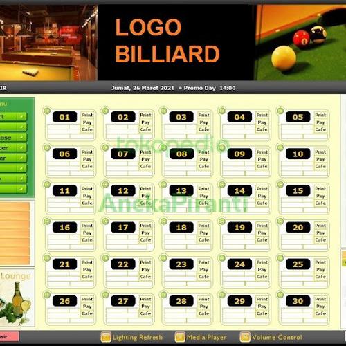 Jual Paket Software Billiard Otomatis Kontrol Saklar Lampu 15 Meja ...