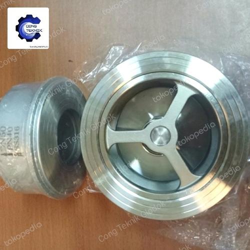 Jual Disco Check Valve 1 1/2" Inch Stainless 316 PN40 DN40 SS316 ...