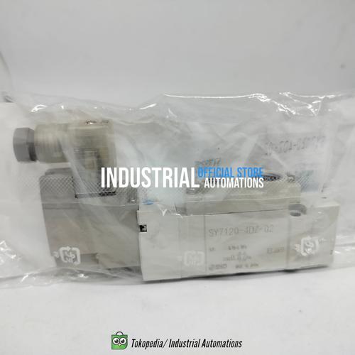 Jual SMC SY7120-4DZ-02 (220V AC) 5 Port Solenoid Valve Series SY7000 - Jakarta Barat ...