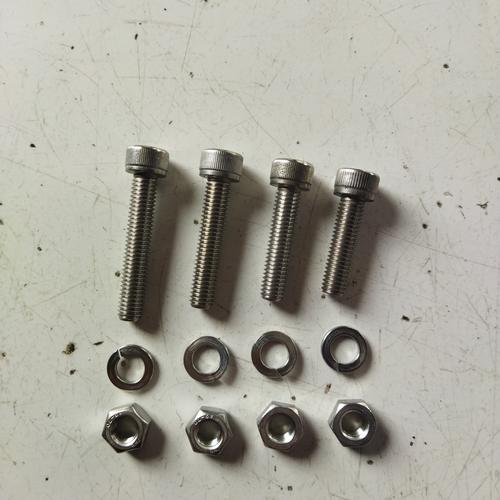 Jual Baut L + mur+ 2 ring plat stainless 304 m5x20 (full drat) anti ...