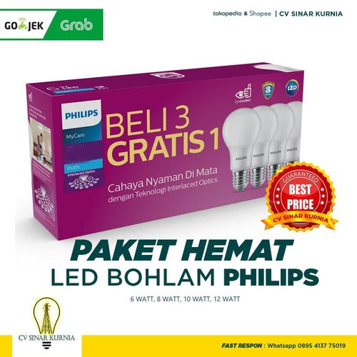 Jual Lampu Bohlam LED Philips 12Watt, 12W, 12 Watt, 12 W (1 paket isi 4) - Kota Bandung - SINAR ...