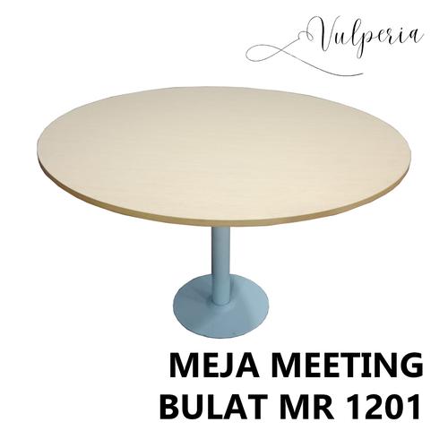 Jual Meja Meeting Meja Rapat Meja Kantor Bulat MR 1201 - Putih - Kota ...
