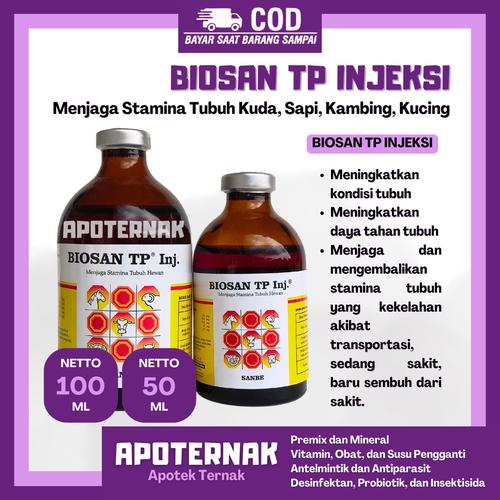 Jual BIOSAN TP Injeksi & Oral | ATP Tingkatkan Stamina Daya Tahan Tubuh ...