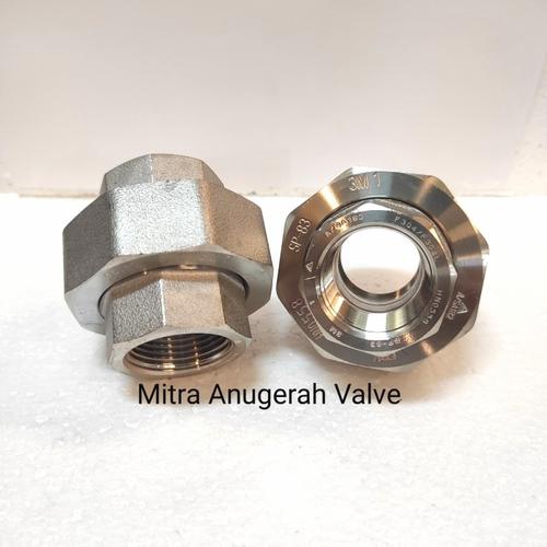 Jual Watermur Stainless SS 304 Class 3000 Drat NPT 1"inch / Union SS304 ...