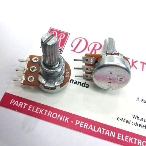 Jual Potensio mono A plus / Alpha 500k B500k 3 kaki 3 pin potensiometer ...