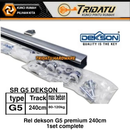 Jual Rel Pintu Sliding Dekson G5 240cm Original Rel Pintu geser 2 ...