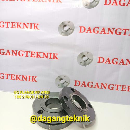 Jual Flange 2 inch Ansi 150 / Class 150 / Slip On / SO RF A105 / CS ...