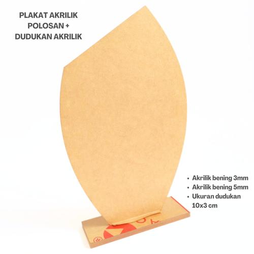 Jual Plakat Akrilik Polos dan Dudukan Akrilik - PLK 01 - Kota Bandung ...