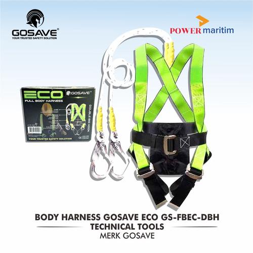 Jual Full Body Harness Double Hook ECO Merk Gosave Safety Belt Full ...
