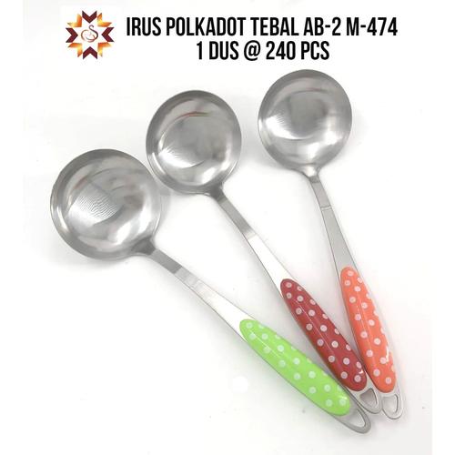 Jual Irus Stainless Polkadot Tebal / Sendok Sayur Warna Polkadot - Jakarta Barat - Sun_Glass ...