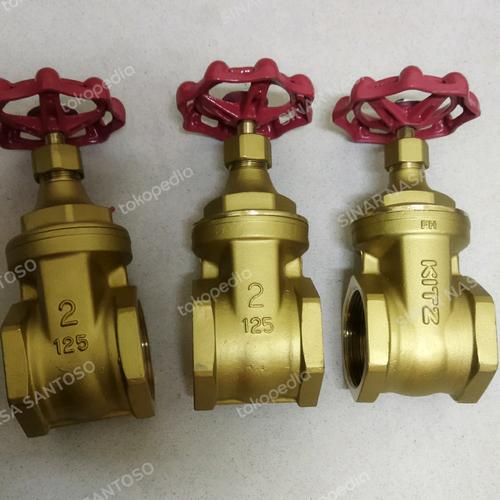 Jual Gate Valve Kitz Drat 11/4" inch Gate Valve Kuningan Kitz 100% Original - Jakarta Barat ...