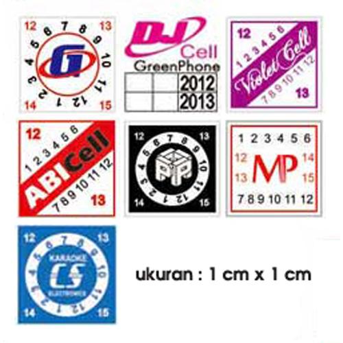 Jual sticker segel garansi uk.1x1 cm (full colour) - Jakarta Utara ...