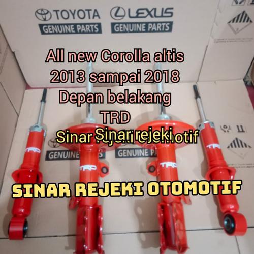 Jual shockbreaker shock absorber all new corolla altis depan belakang ...