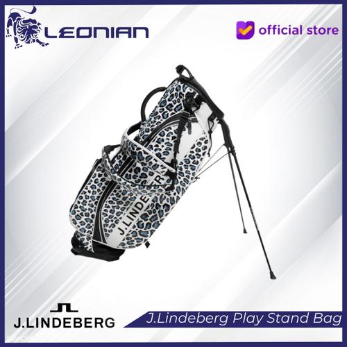 Promo Tas Golf J.Lindeberg Stand Bag Play Print BW Leopard | Golf Bag ...
