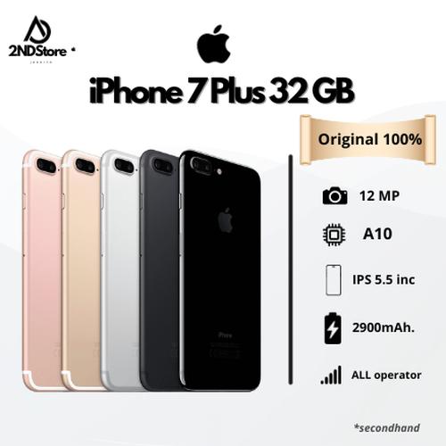 Jual iPhone 7 plus Original 32 GB fullset - Hitam - Kota Tangerang ...