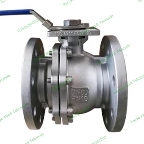 Jual Ball Valve Stainless 304 ( CF8 ) / Flange PN 16 Ukuran 3" inch ...