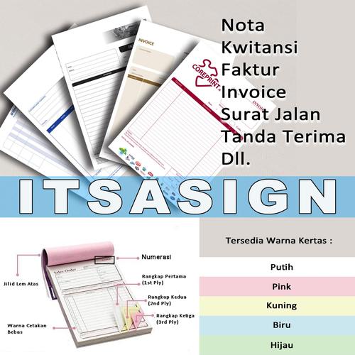 Jual Cetak Nota/Kwitansi NCR, HVS 70 , Ukuran A6 - Kota Tangerang ...