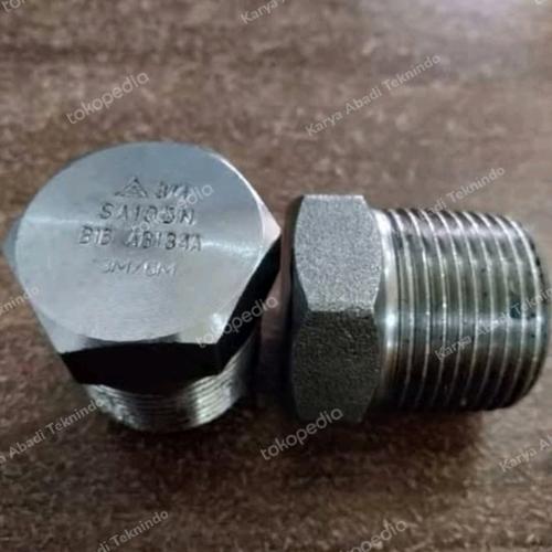 Jual Hex Plug Besi Class 3000 Drat 3/4" inch / plug besi class 3000 ...