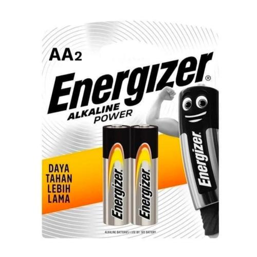 Jual BATERAI ALKALINE POWER ENERGIZER AA/A2 E91 BP2 DAYA TAHAN LAMA ISI ...