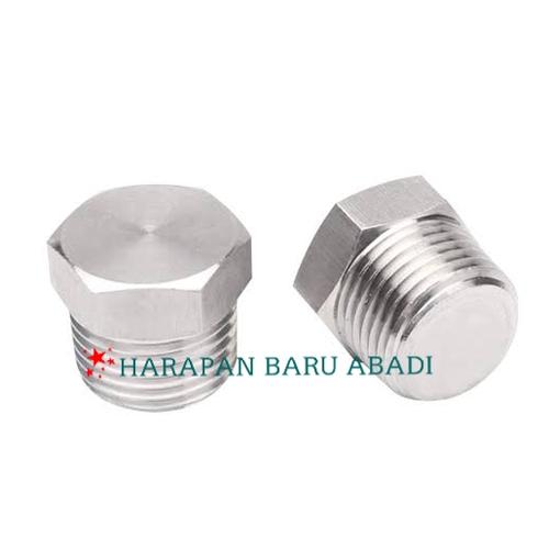 Jual Hex Plug SS316 Class 3000 Drat 3/4" inch / Plug Stainless 316 ...