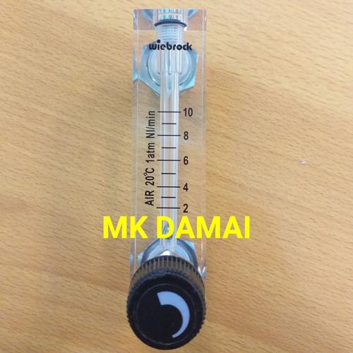 Jual Flowmeter Udara 2 - 10 NI/min Rotameter Udara/Gas (Air) - Jakarta ...