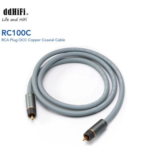 Jual Kabel Coaxxial DD ddHifi RC100C RCA Plug OCC Copper Coaxial Cable ...