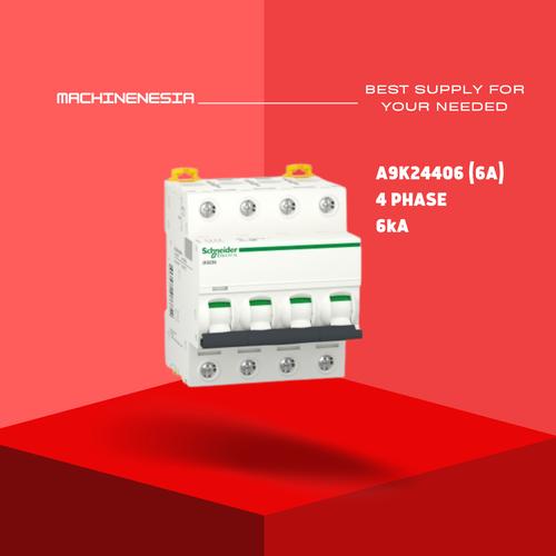 Jual MCB SCHNEIDER iK60N ACTI9 4 PHASE 6 AMPERE 4P 6A 4 POLE ORIGINAL SNI - Jakarta Pusat ...