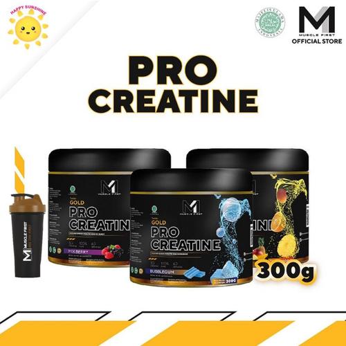 Promo PRO GOLD CREATINE 300 gram MUSCLE FIRST ORIGINAL OFFICIAL HALAL ...