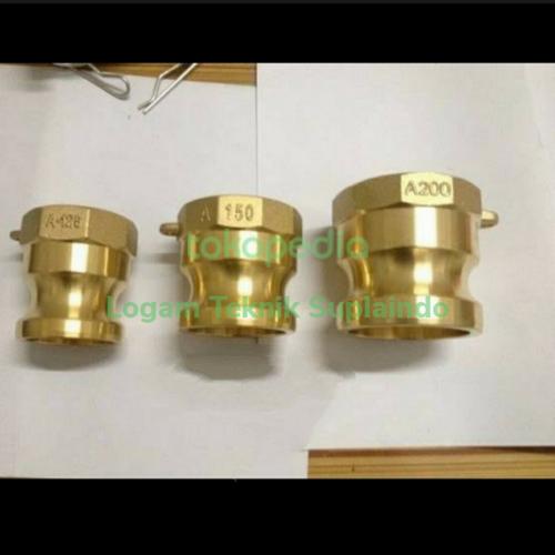 Jual Camlock Kuningan Type A 2 1/2 Inch / Camlock Fitting Kuningan ...