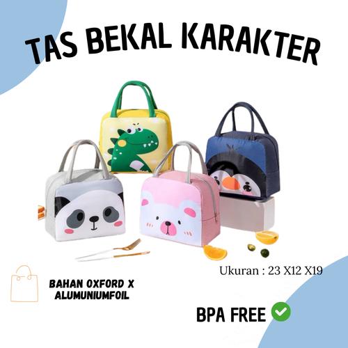 Jual Tas Bekal Makanan Karakter Tahan Panas Dan DIngin Aluminium Foil ...