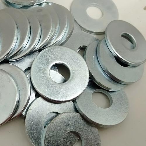 Jual Ring Plat M16 ( Flat Washer ) DIN9021 Galvanis Putih dan Hitam ...