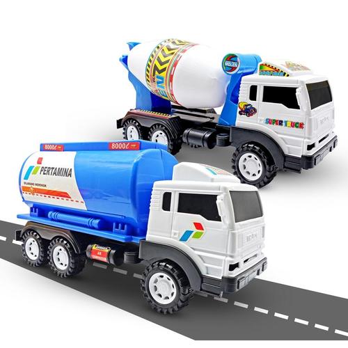 Jual MAINAN TRUCK MOLEN SEMEN / TANGKI JUMBO MAINAN MOBIL KONSTRUKSI ...