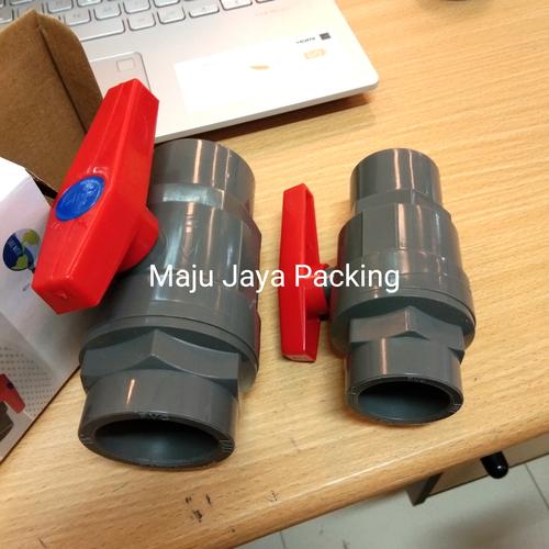 Jual Ball valve pvc socket 1/2" inch / Stop kran pvc DN15 - Jakarta ...