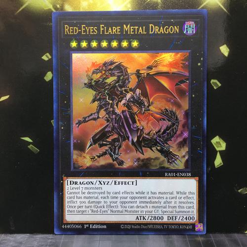 Jual Yugioh Red-Eyes Flare Metal Dragon - RA01 - Super rare - Jakarta ...