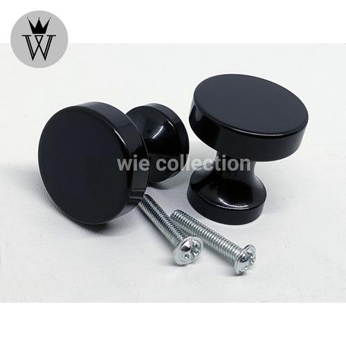 Jual HANDLE KNOB BULAT BESI BLACK MATTT/TARIKAN LACI LEMARI HITAM ...