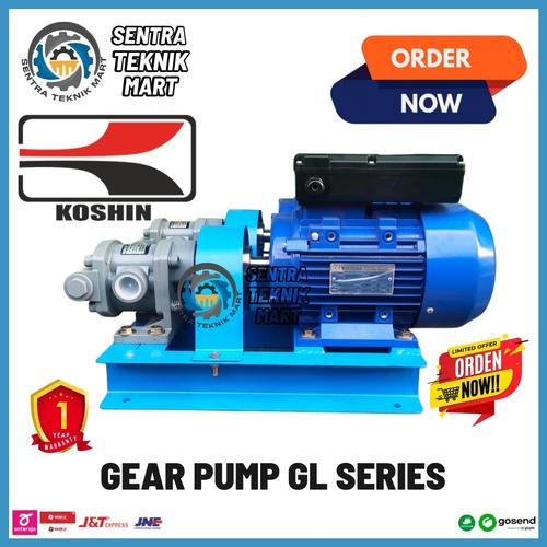 Jual gear pump KOSHIN GL25-5 JEPANG pompa oli/solar 1,5KW 2HP 380V ...