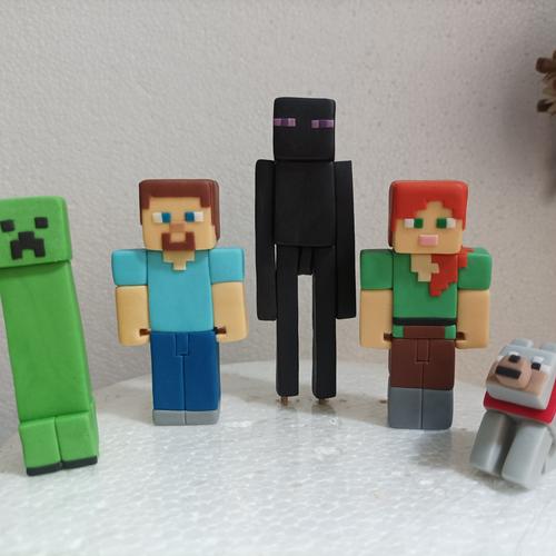 Jual Custom minecraft figurine set - Kota Bekasi - fondant story ...