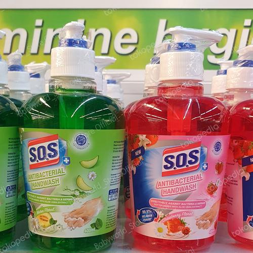 Jual Sos hand wash sabun cuci tangan MELON/ STRAWBERRY botol pump 300ml ...