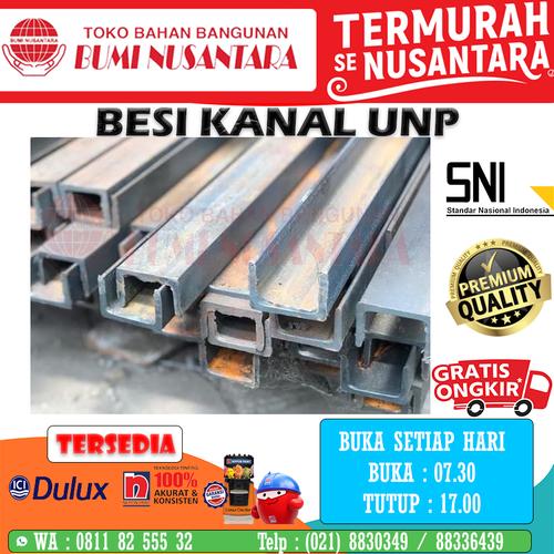Jual BESI UNP 65 SNI KANAL U CHANNEL CHANEL U 80 UNP 50 UNP 100 UNP 120 ...
