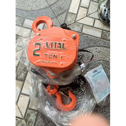 Jual Takel Chain Block VITAL 2 Ton x 3 Meter Hand Chain Hoist Japan ...