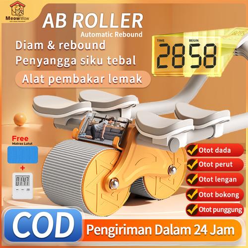 Jual Me Ab Roller Wheels Plank Trainer Abdominal Core Roller Alat Push ...