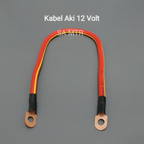 Jual kabel aki 200 cm 12 Volt / kabel massa / kabel accu battery seri ...