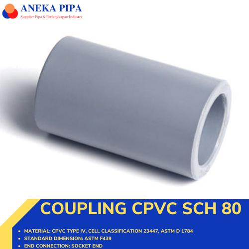 Jual Coupling CPVC Sch 80 Size 1 Inch Socket ASTM - Kota Tangerang ...