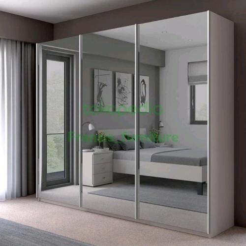 Jual Lemari pintu sliding hpl full plafon cermin - Kota Tangerang ...