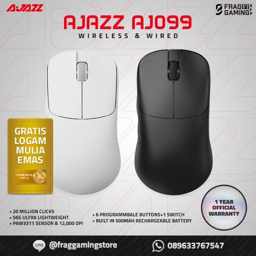 Jual Ajazz AJ099 Ultra Lightweight Dual Mode Gaming Mouse AjazzAJ099 ...